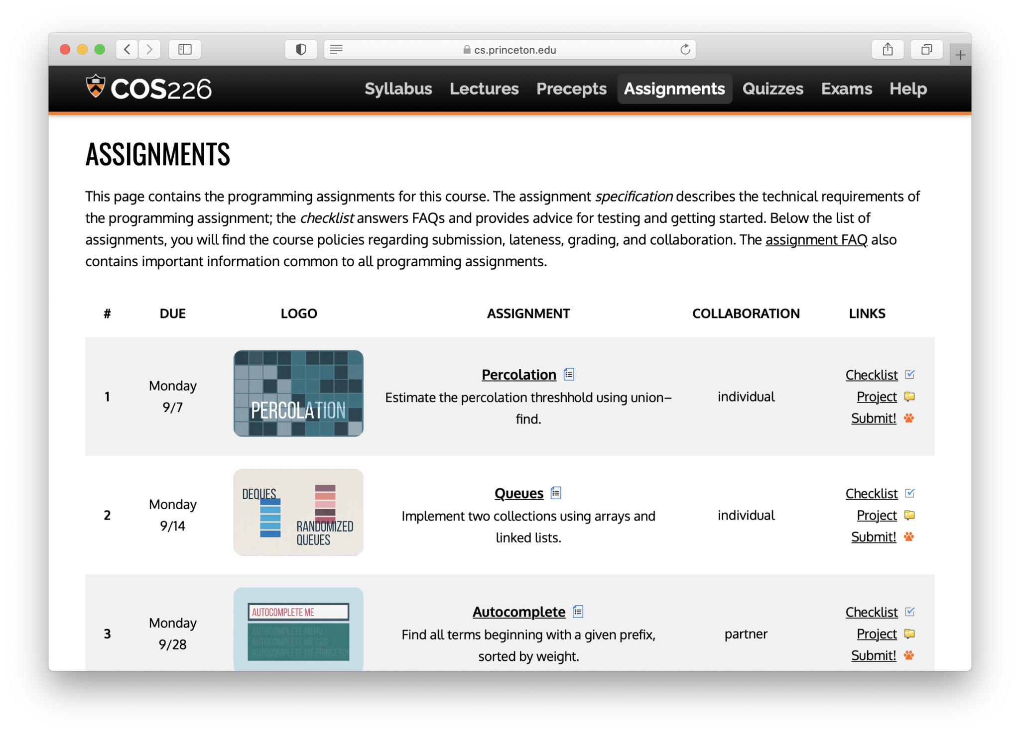 Algorithms Course - Robert Sedgewick Algorithms Course - Robert Sedgewick